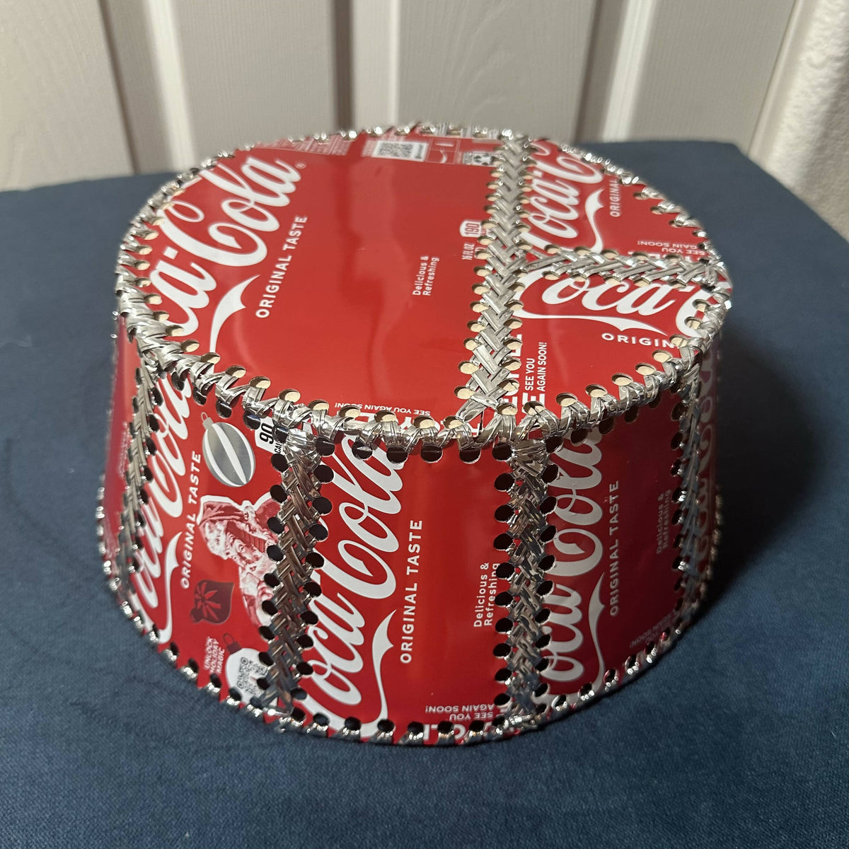 Paper Zen Designs - Soda Can Coca Cola Basket - large | Atrium 916 - Sacramento.Shop