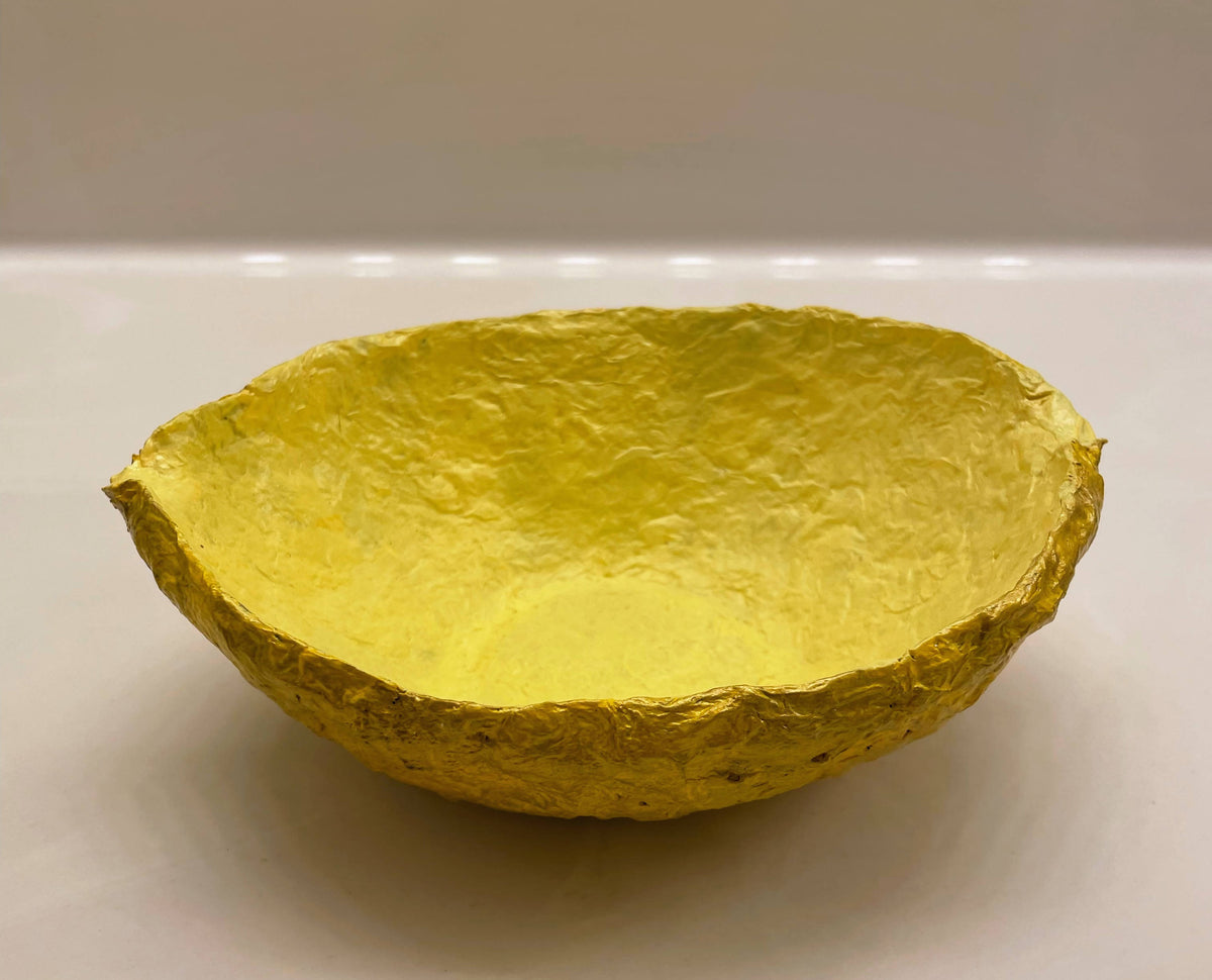 Paper Zen Designs - Lemon Paper Mache Pulp Bowl | Atrium 916 ...