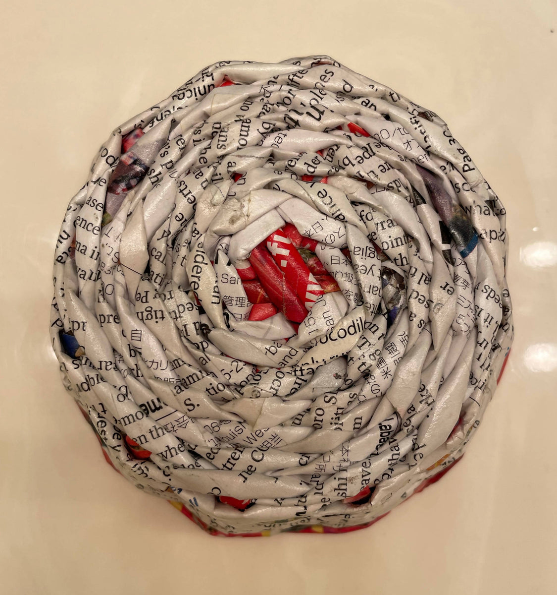 Paper Zen Designs - Small Paper Weaved Container | Atrium 916 ...